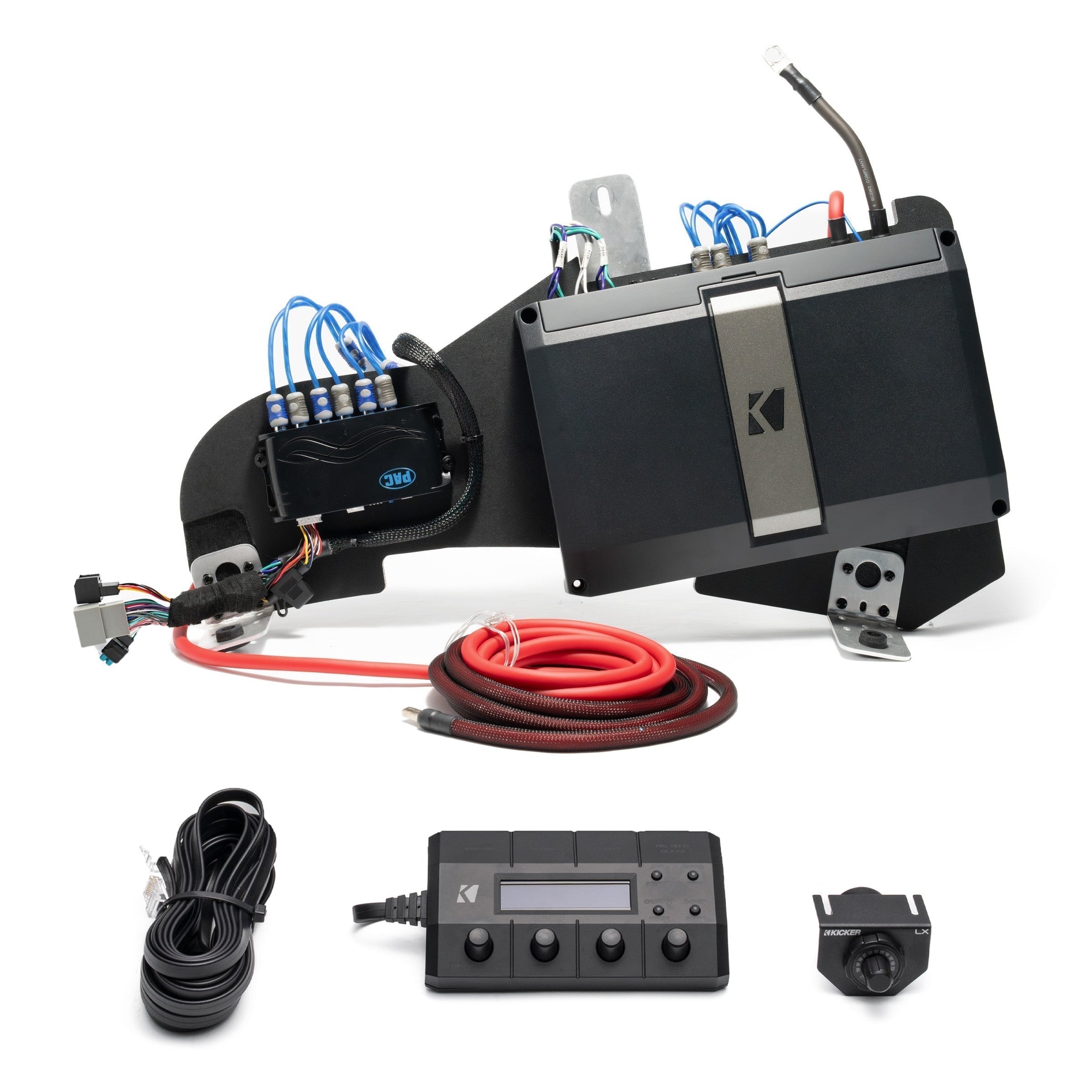 Kicker Plug & Play LX (7-CH) Amp Kit Bundle Install Guide (B&O System ...