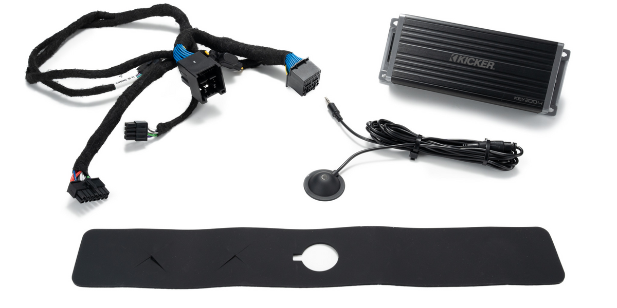 Kicker Plug and Play Key 200.4 Amp Bundle Installation Guide I '21-'24 ...