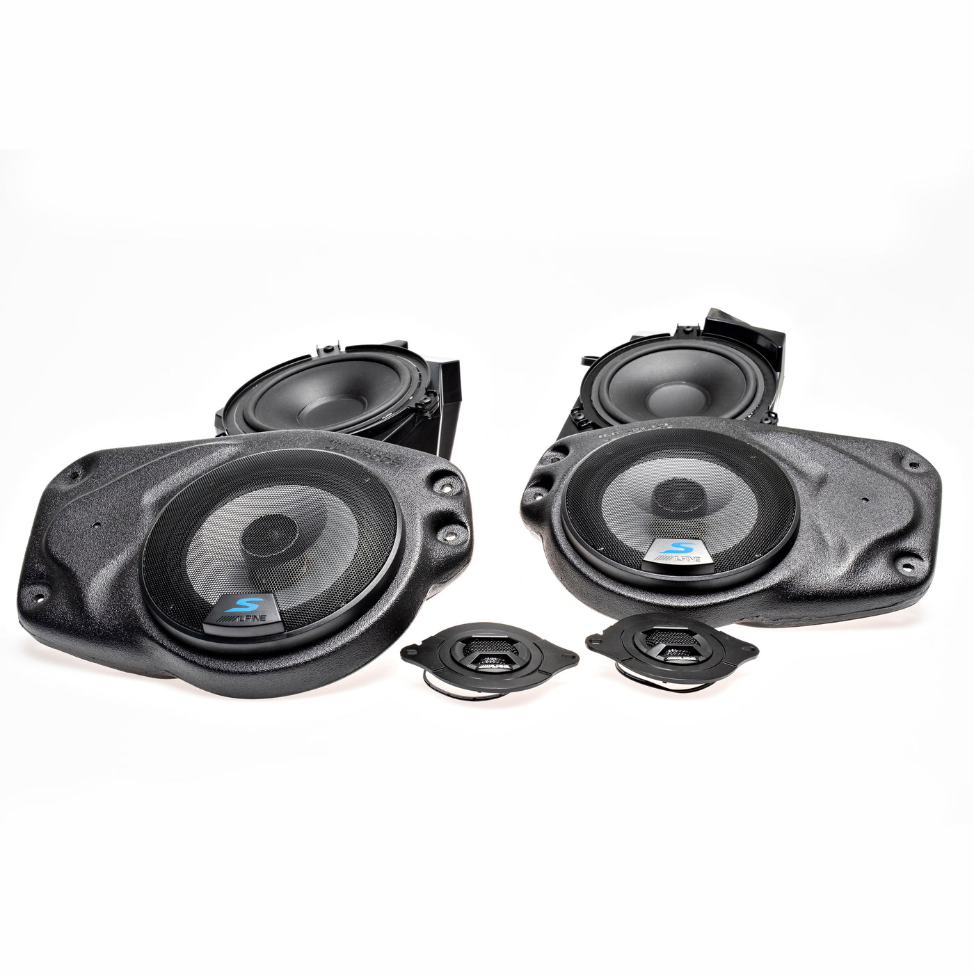 Alpine Plug and Play Full Speaker S65 Upgrade Bundle | '18-'23 JL Wran ...