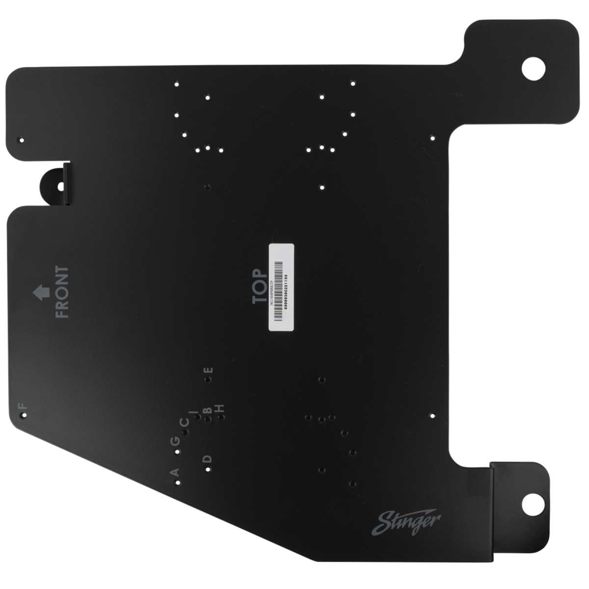 Under Passenger Seat Amplifier Mounting Bracket | '11- '18 Jeep Wrangl ...