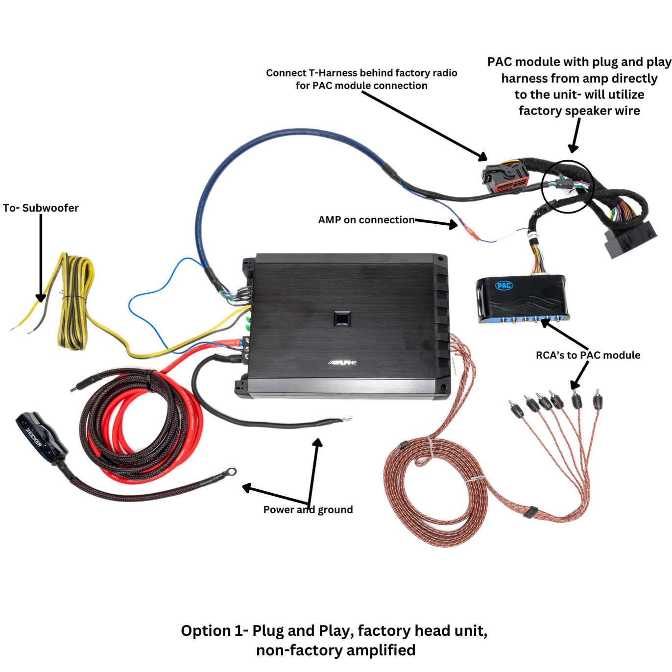 Alpine Plug & Play Full System 5-Channel, 8-Speakers, Sub Bundle | '18 ...