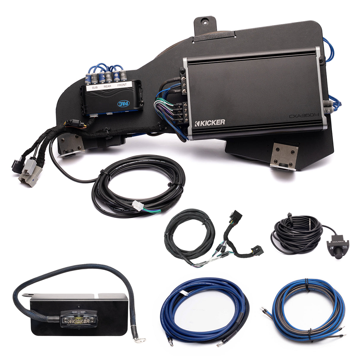 Kicker Plug & Play Dual CX Amp Kit Bundle Upgrade 2 & 4-Door (B&O Syst ...