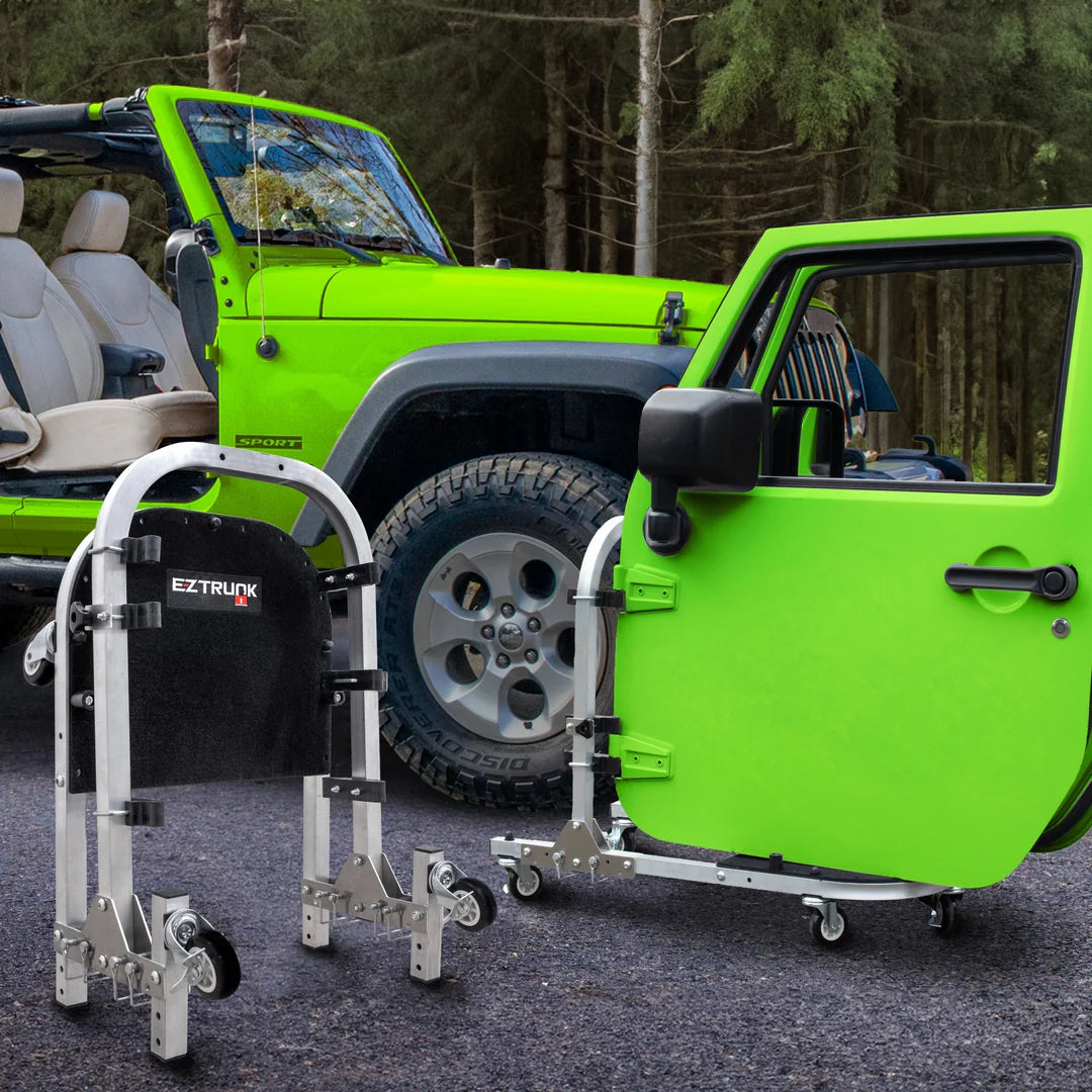 EZ 4X4 Aluminum Folding and Rolling Door Cart (2-Door) | '07-'18 JK ...