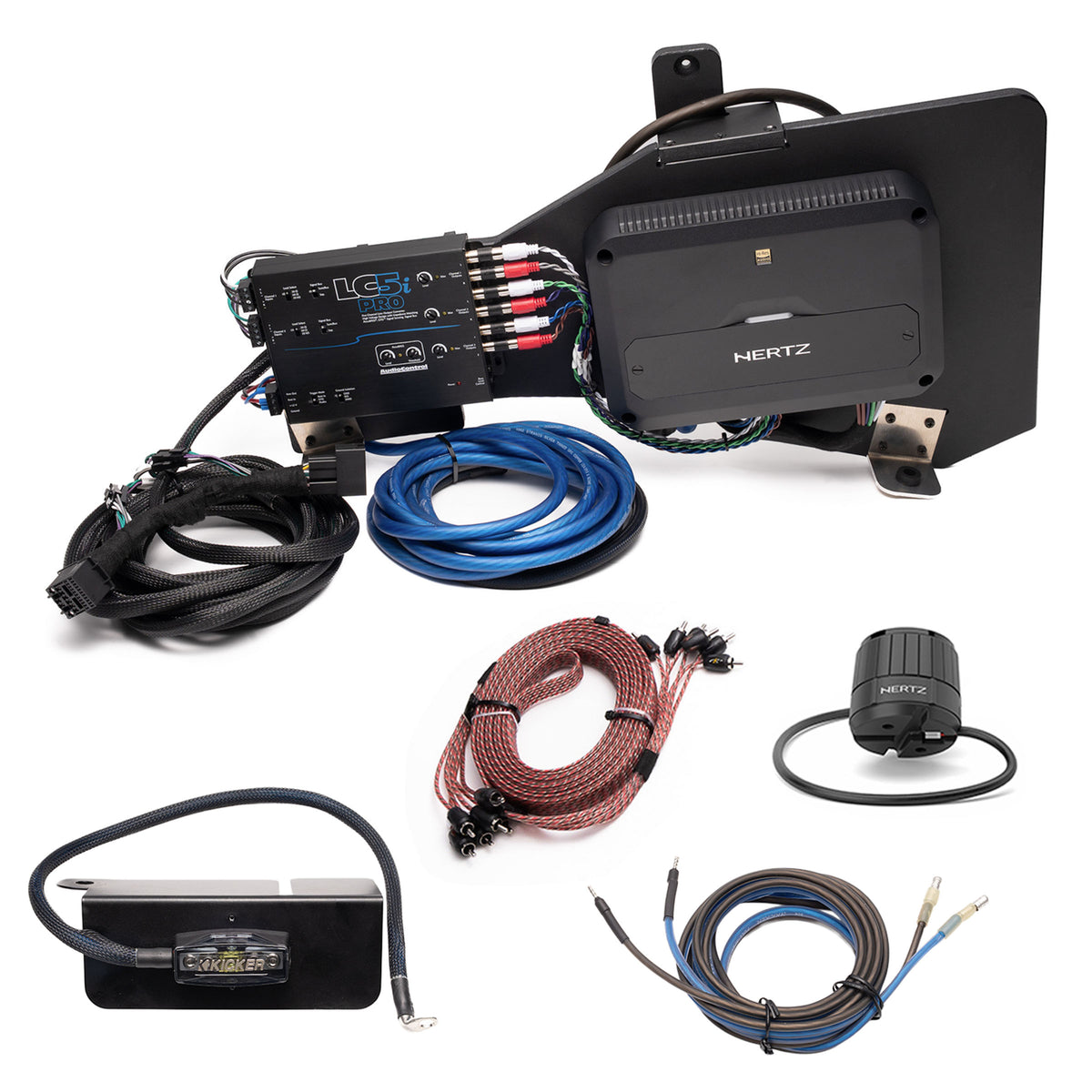 Hertz Cento Plug & Play (5-Channel) Amp Bundle Upgrade (NON-B&O System ...