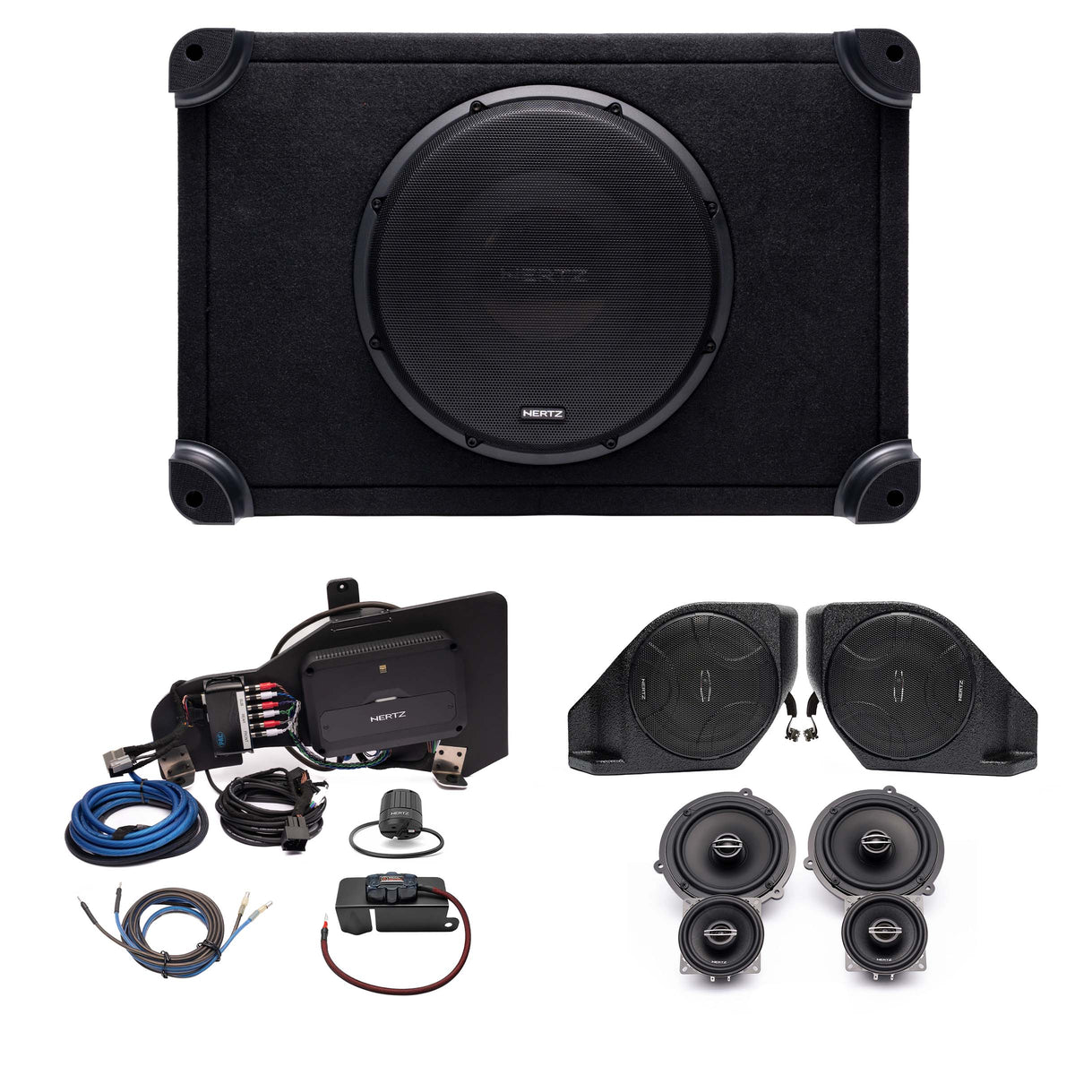 Hertz Cento PRO Plug & Play Full System (5-Channel) Bundle Upgrade (B ...