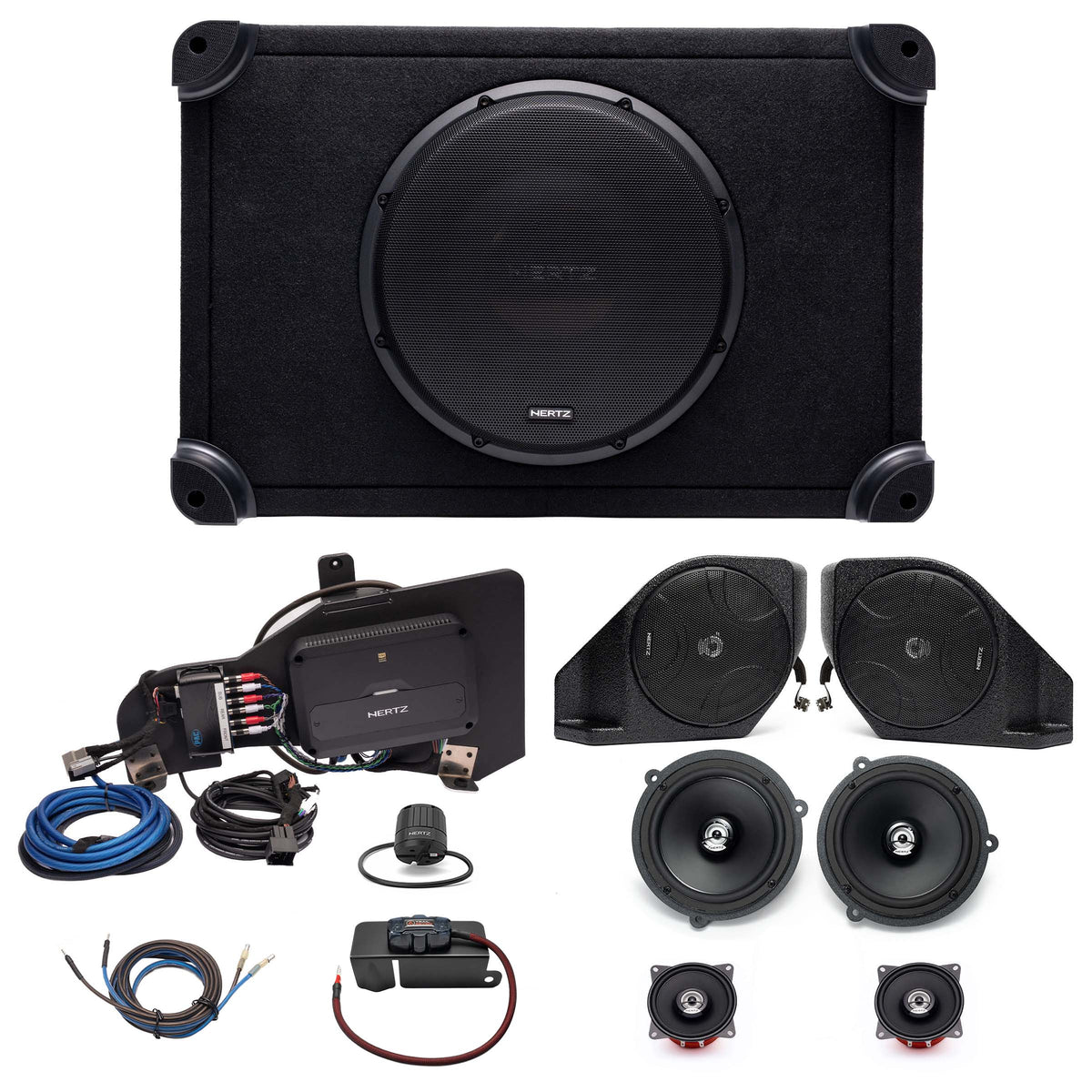 Hertz Dieci Plug & Play Full System (5-Channel) Bundle Upgrade (B&O Sy ...