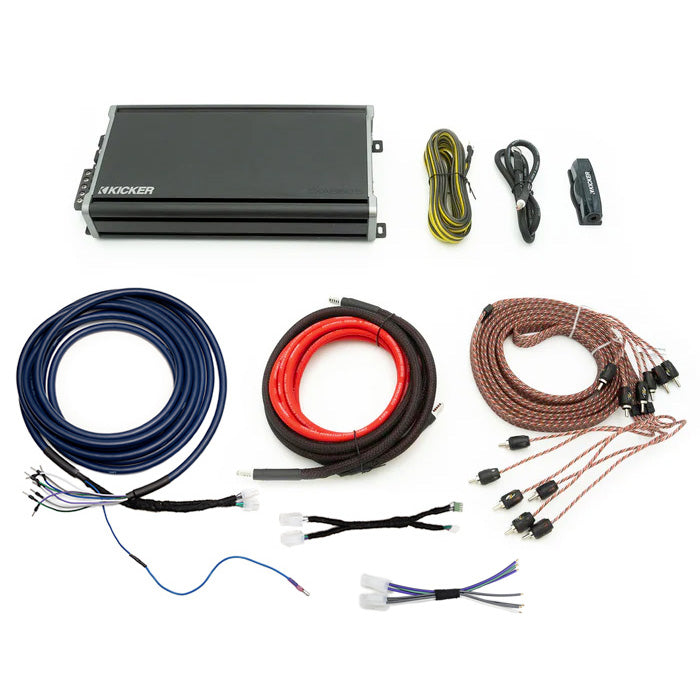 Kicker Complete Plug & Play 5-Channel Plug and Play Amplifier Bundle ...