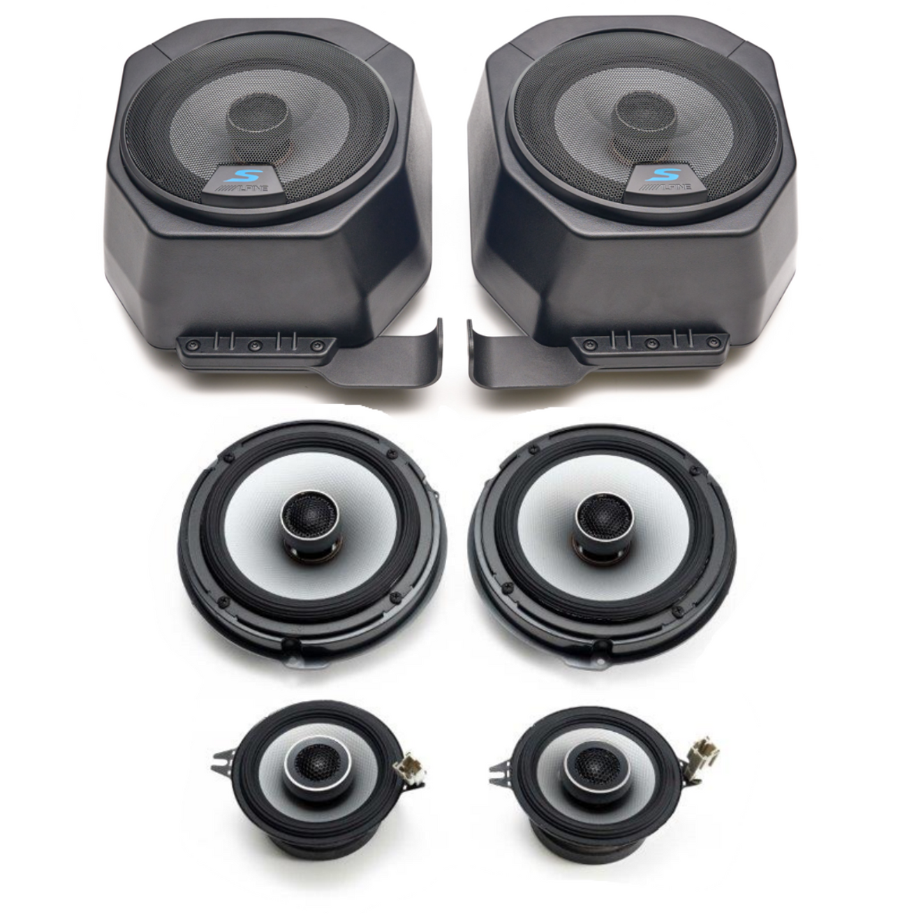 Alpine S Complete Plug & Play Speaker Bundle Upgrade | '21- Current Fo ...