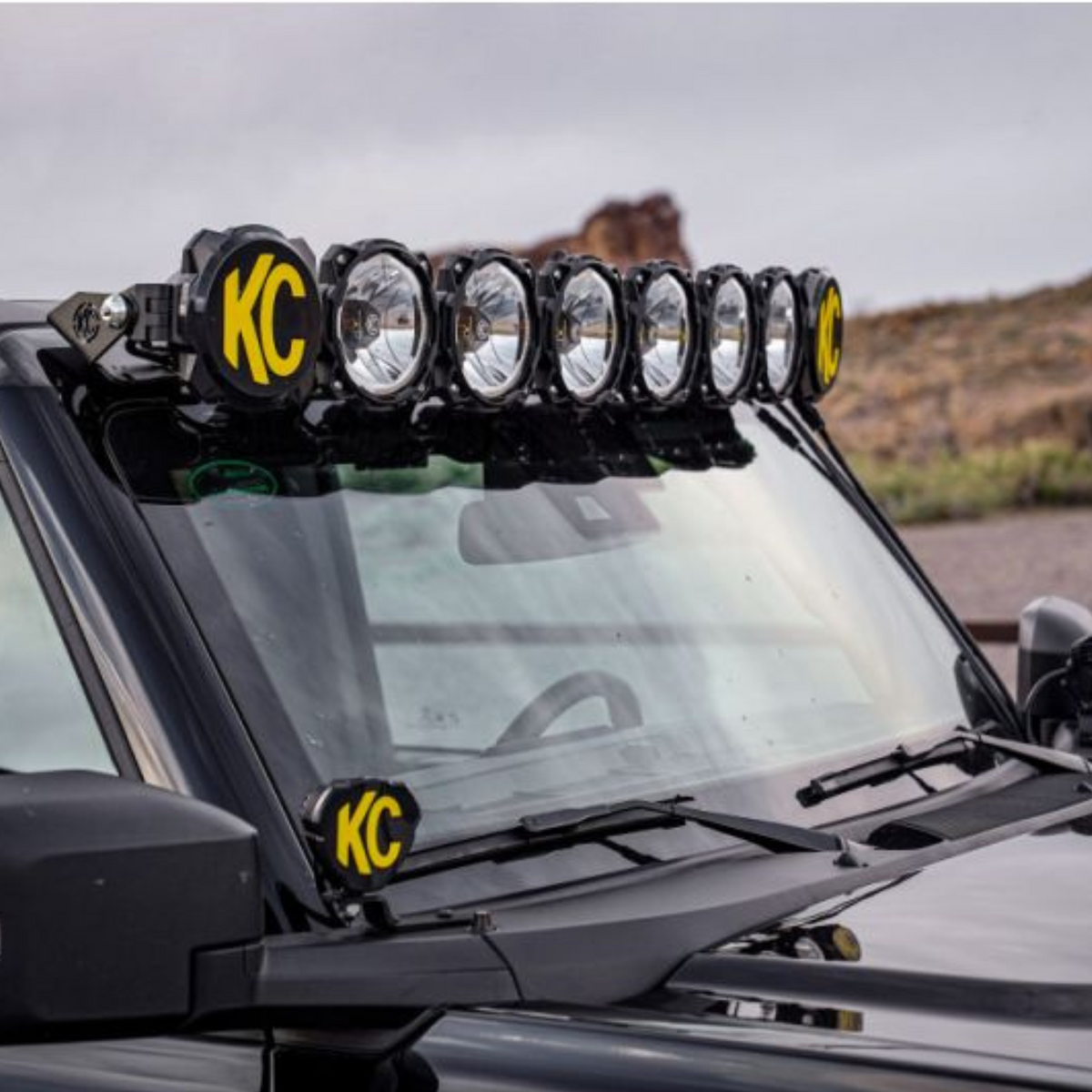 KCHilites Gravity® LED Pro6 - 50" Light Bar Kit I '21- Current Ford Br ...
