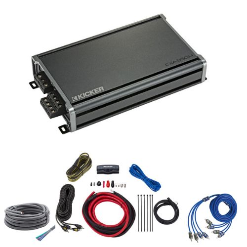 Kicker Complete Plug & Play 4-Channel Amp Kit Bundle | '18- '23 JL Wra ...