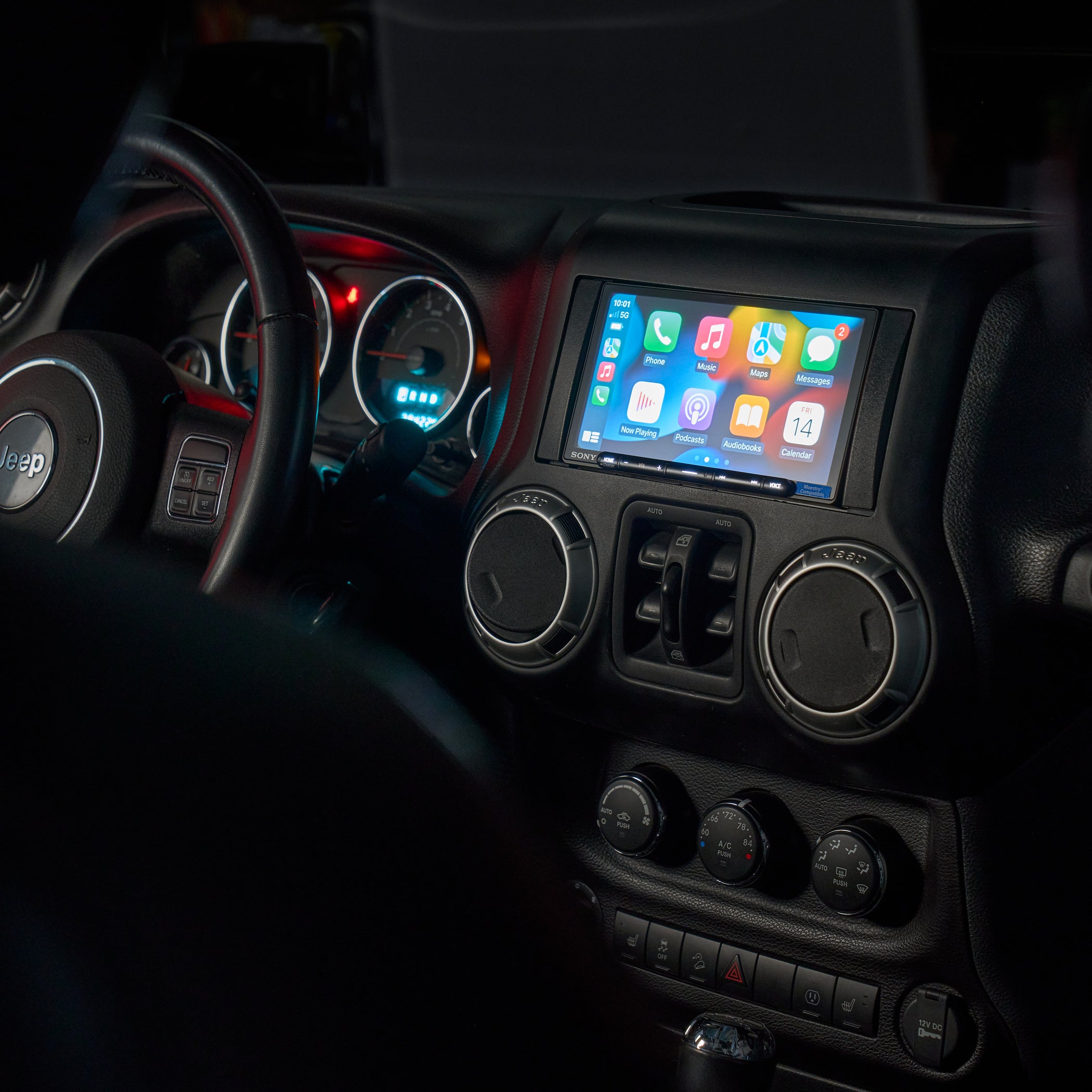 Sony XAV-AX6000 Plug & Play Bundle | '07' - '18 JK Wrangler ...