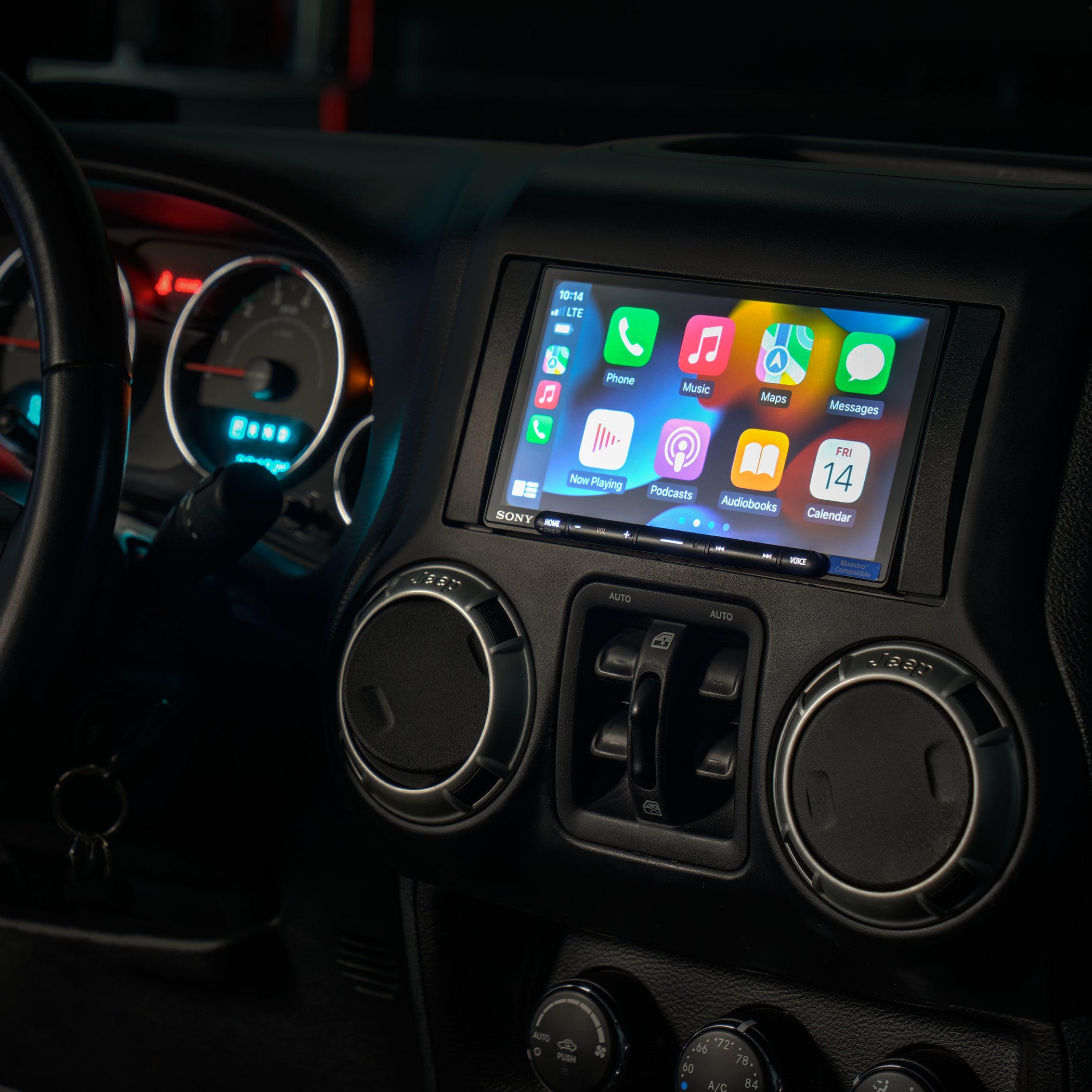 Sony XAV-AX6000 Plug & Play Bundle | '07' - '18 JK Wrangler ...